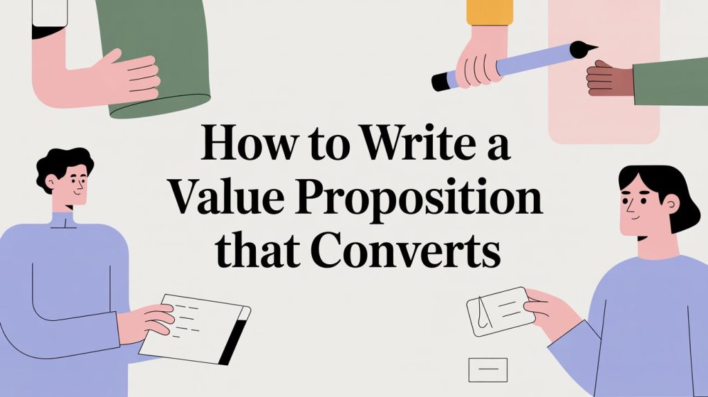 How to Write a Value Proposition That Converts